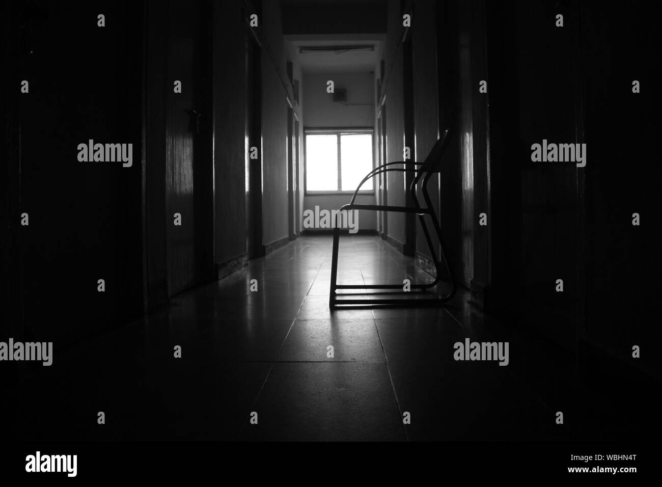 Corridor chair hi-res stock photography and images - Alamy