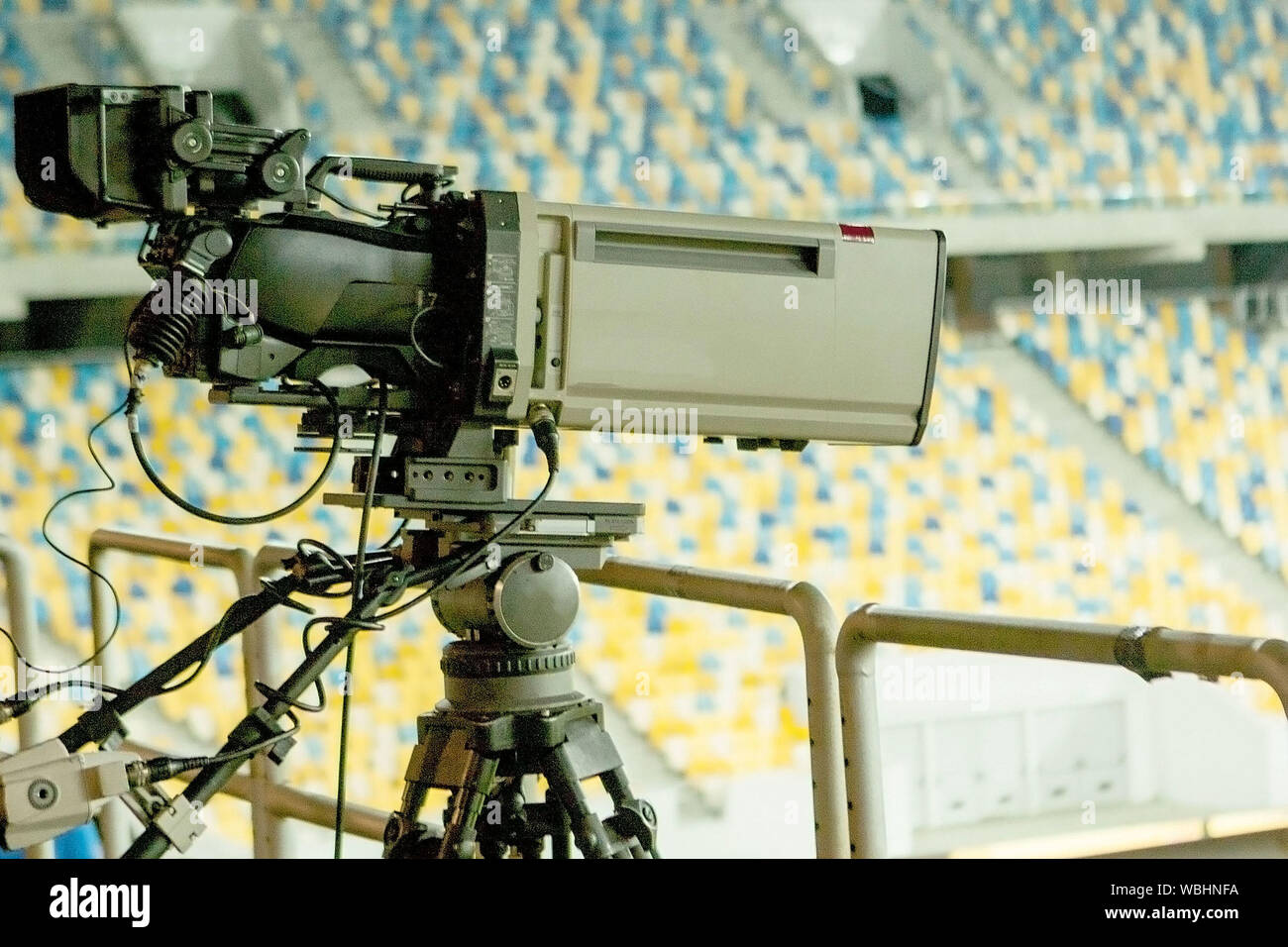 TV camera at the stadium during football matches Stock Photo - Alamy