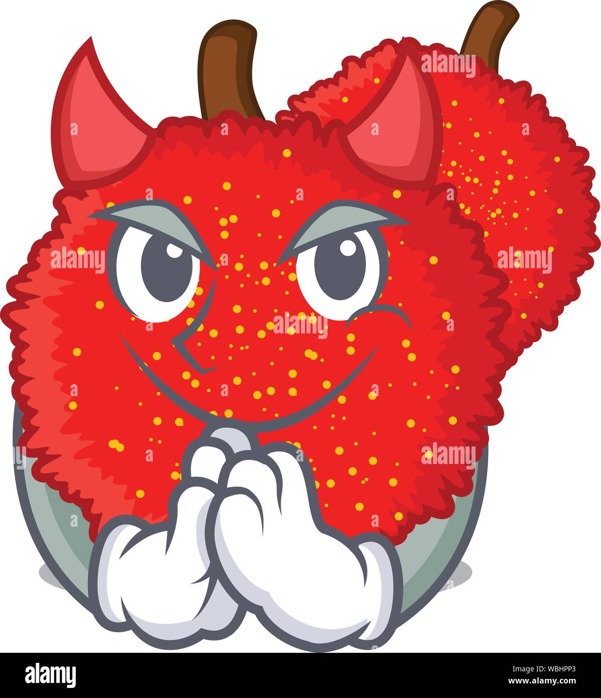 Devil bayberry tea served in cartoon glass Stock Vector Image & Art - Alamy
