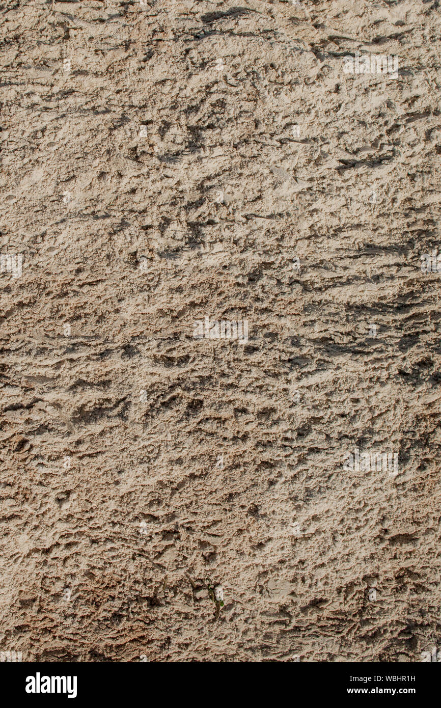 sand texture in the sea shore beach - retro, vintage style look Stock ...