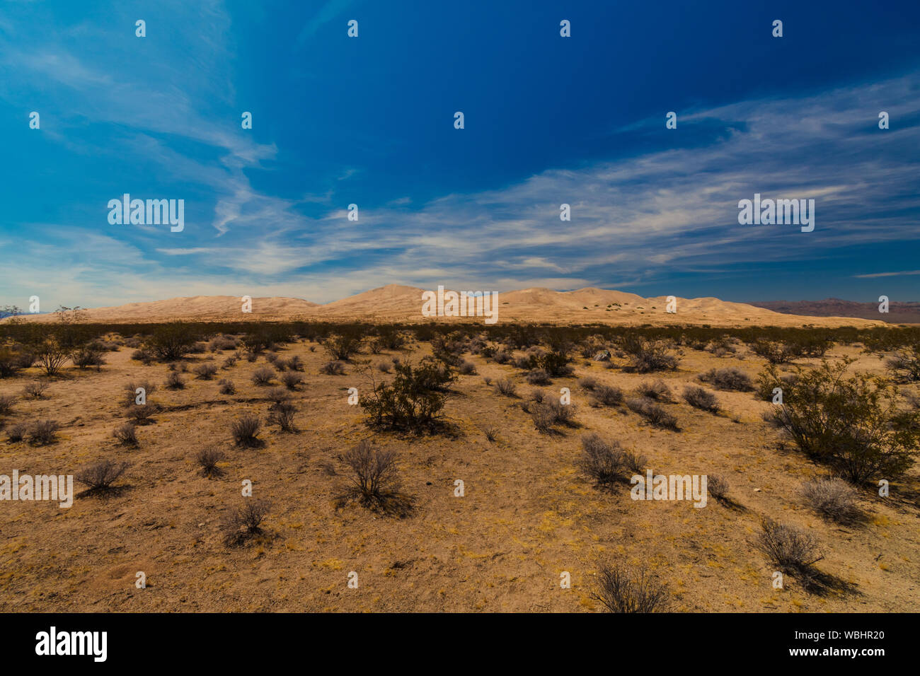 Sand Dunes In Mojave Desert National Preserve Stock Photo - Alamy