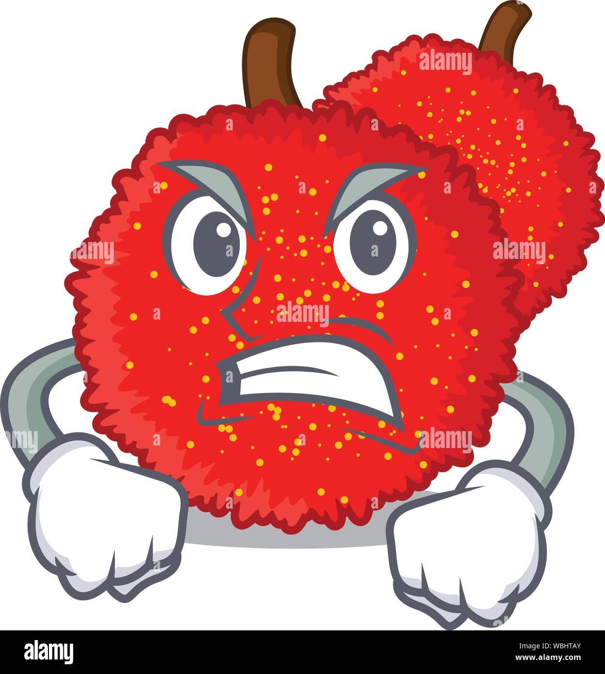 Angry bayberry tea served in cartoon glass Stock Vector Image & Art - Alamy