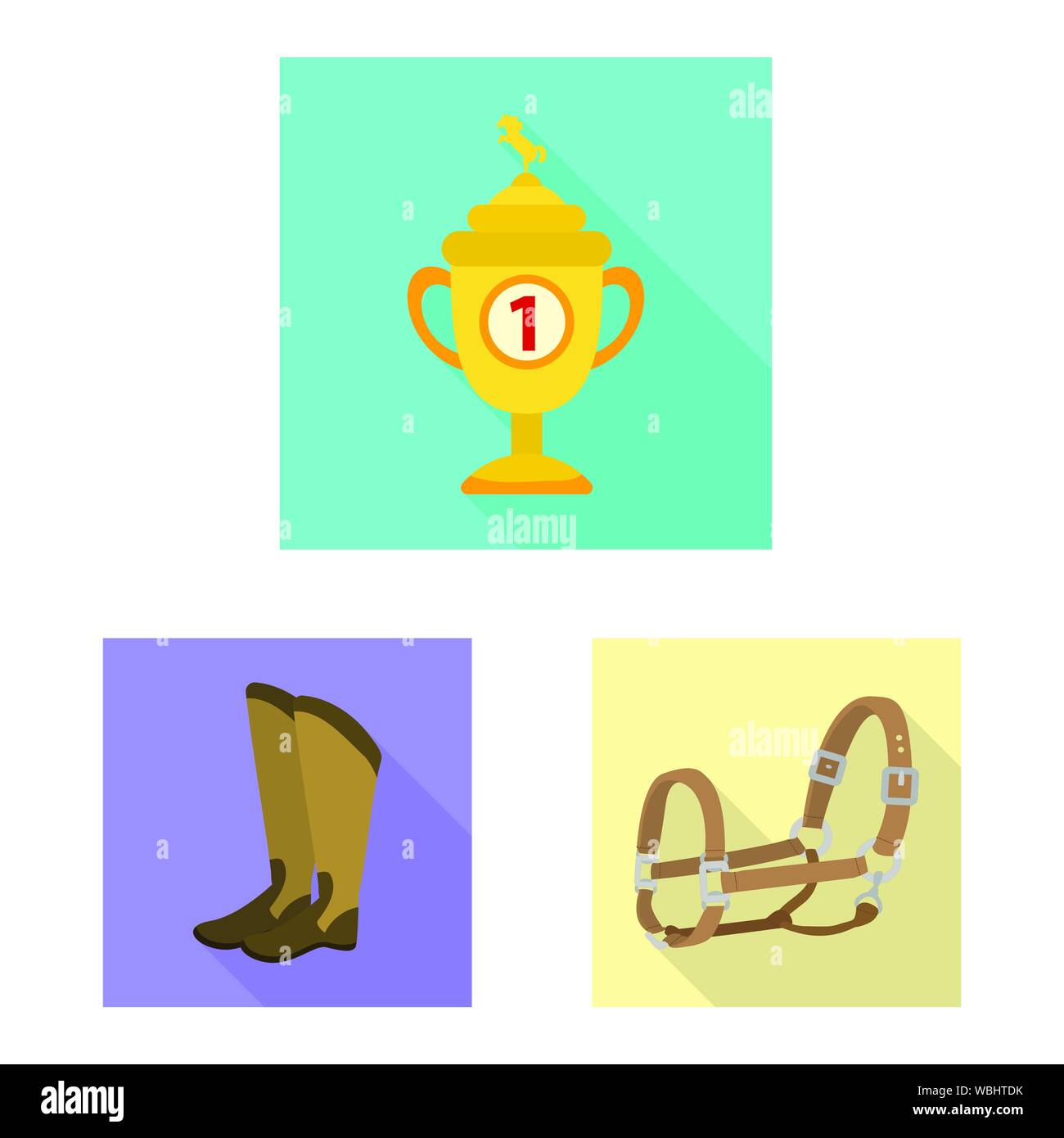 Vector illustration of track and racing symbol. Collection of track and ...