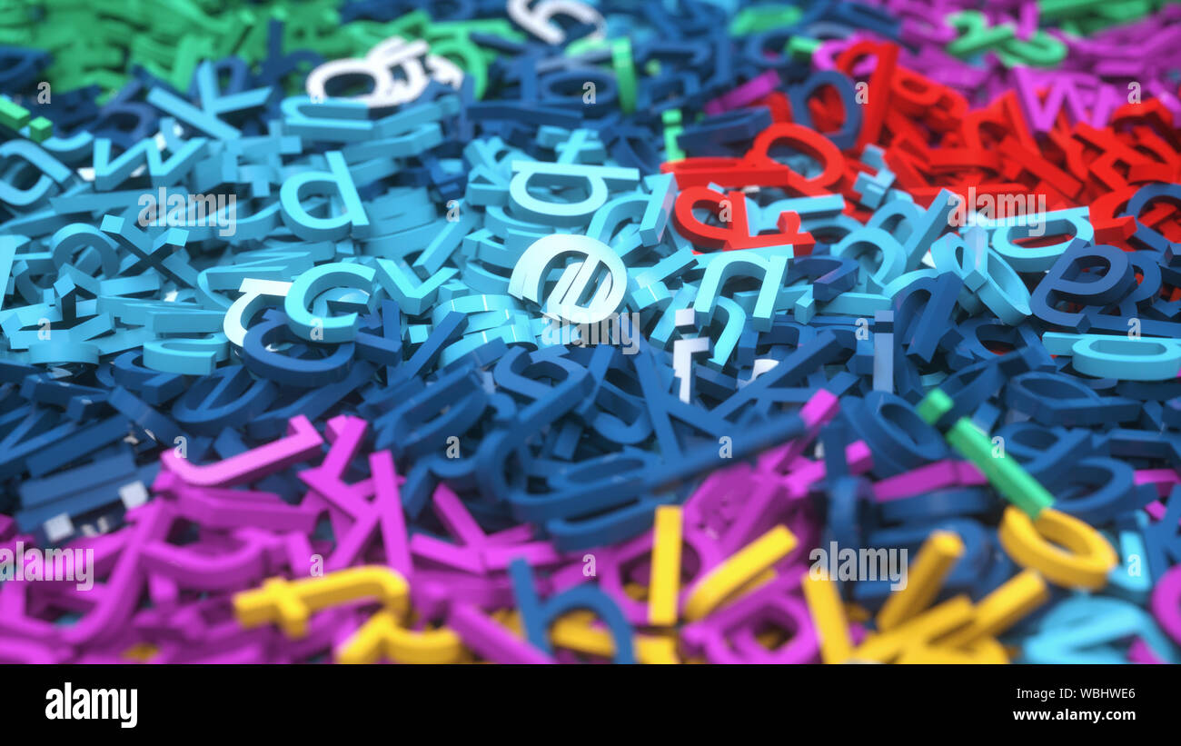 Letters falling sign hi-res stock photography and images - Alamy