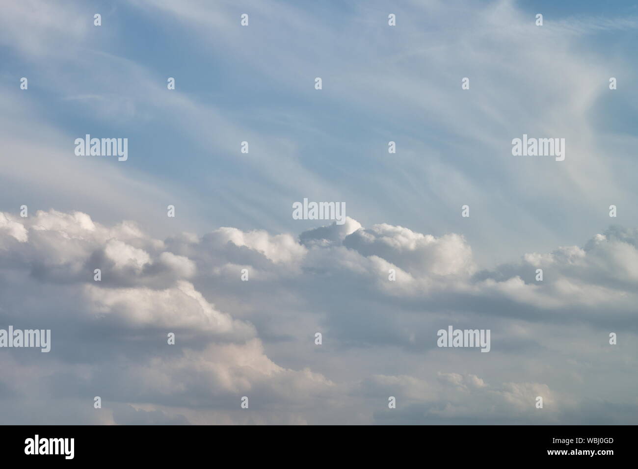 Overcast sky with dark clouds. The gray cloud, before rain Stock Photo ...