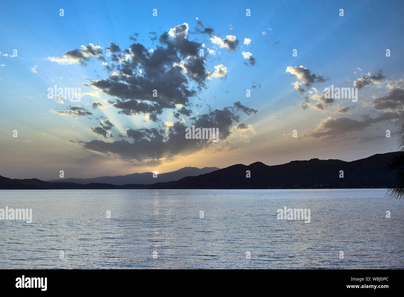 Nice sunset scene in hi-res stock photography and images - Alamy