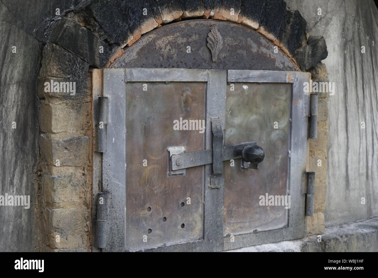 Antique furnace - oven with firewood in Hungary, Europe Stock Photo - Alamy