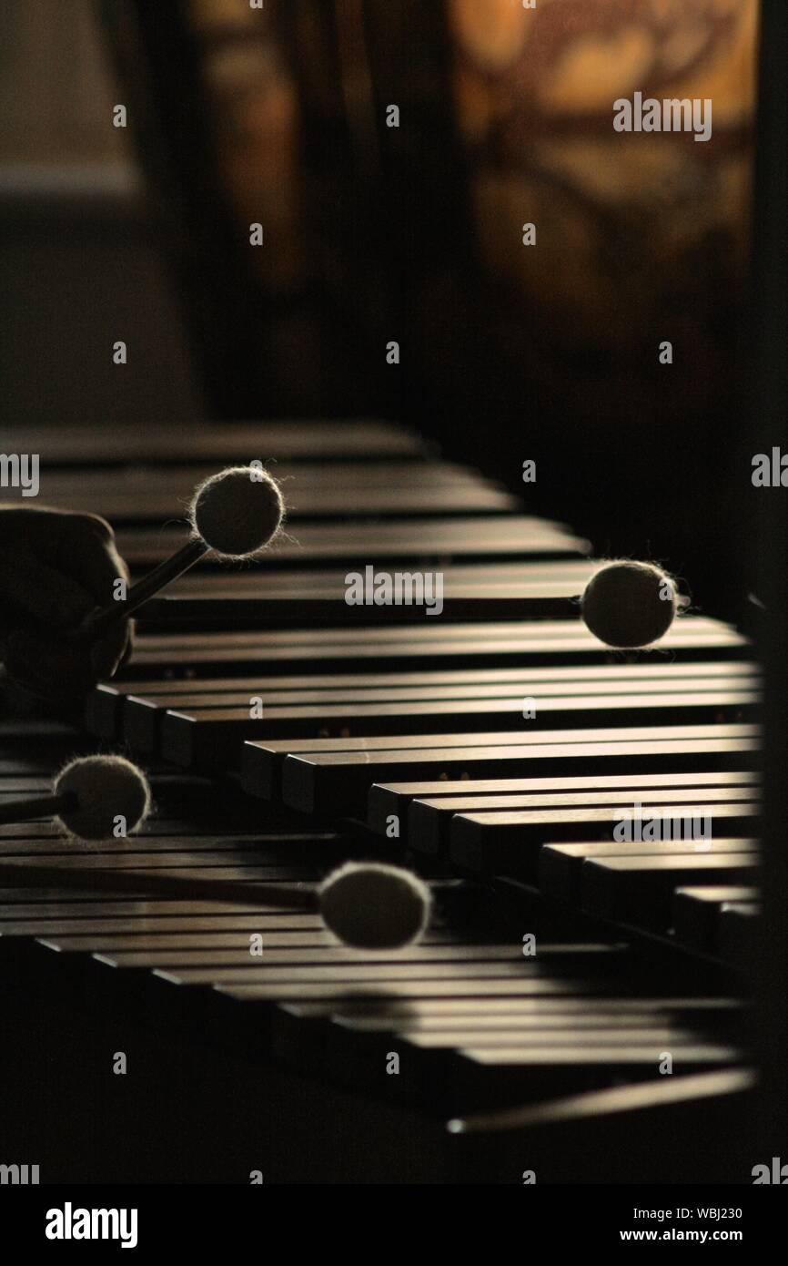 Playing marimba hi-res stock photography and images - Alamy