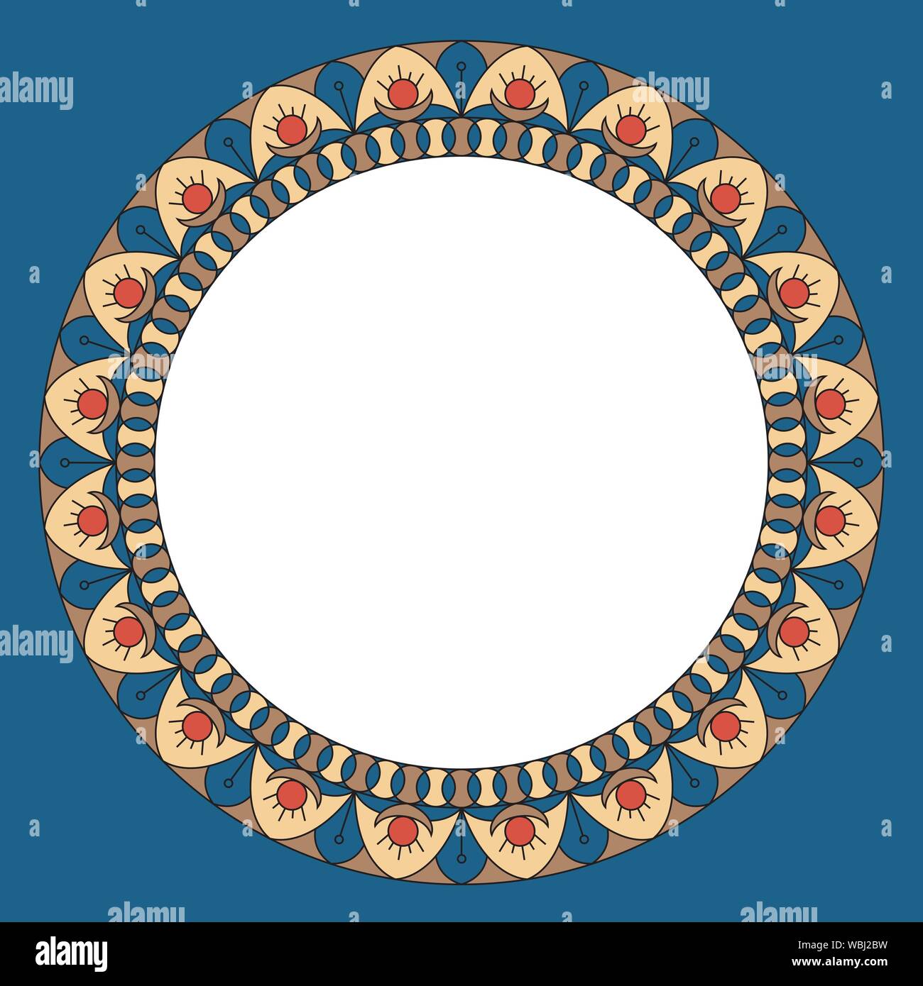 Round poster design Stock Vector Images - Alamy