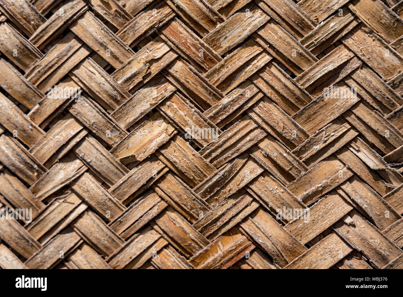 Background texture of woven bamboo patterns displayed Stock Photo - Alamy