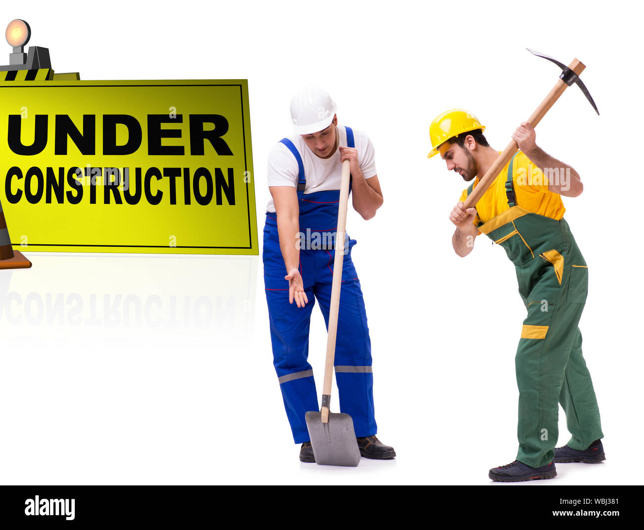 The concept of under construction for your webpage Stock Photo - Alamy