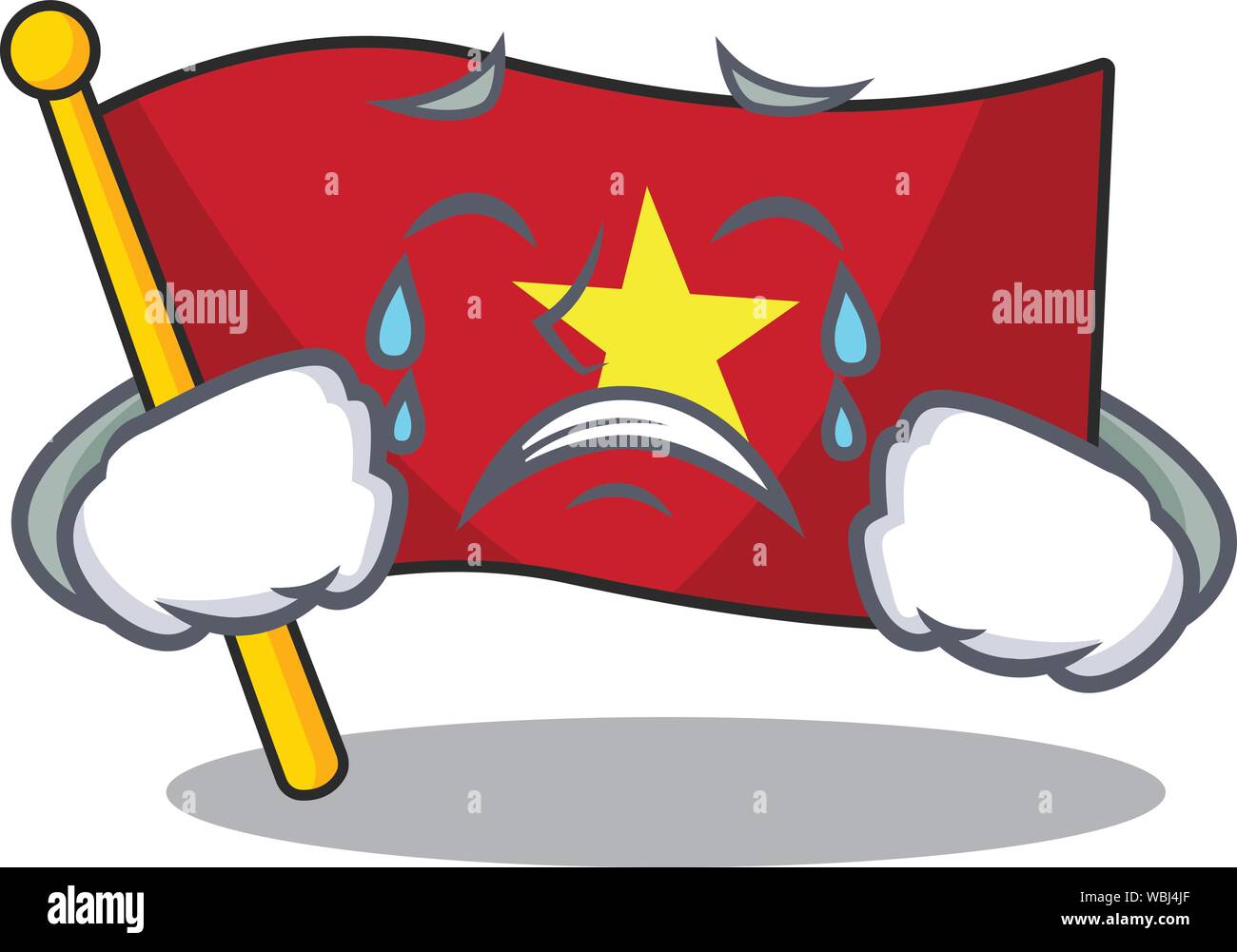 South vietnamese flag Stock Vector Images - Alamy