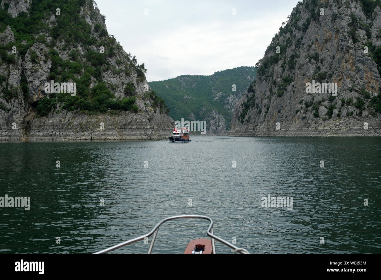 Sahinkaya Canyon is located on the Altinkaya Dam Lake in the Vezirkopru ...