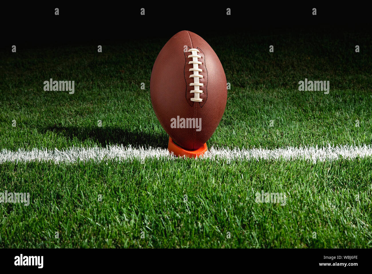 American football field and night hi-res stock photography and images ...