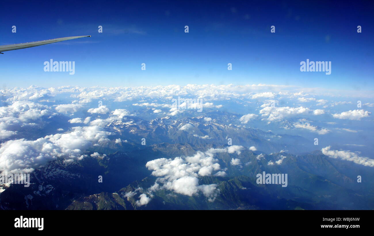 Aerial View Of Clouds Stock Photo - Alamy