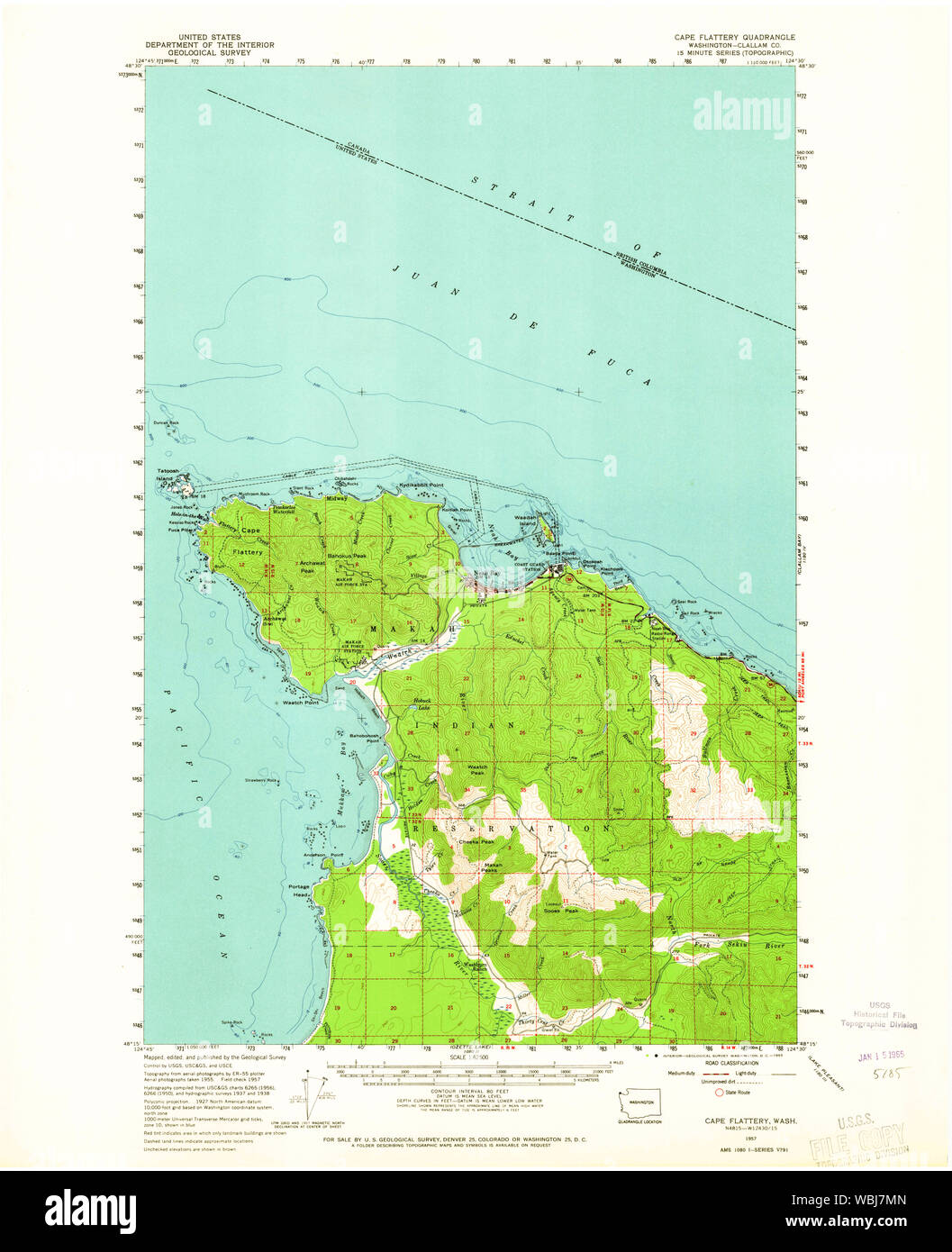 Cape flattery washington Cut Out Stock Images & Pictures - Alamy