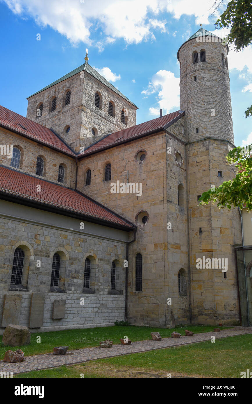 St Michael's church at Hildesheim on Germany, UNESCO World Heritage ...