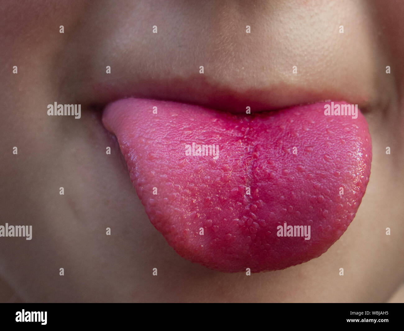 Close up mouth tongue human hi-res stock photography and images - Alamy