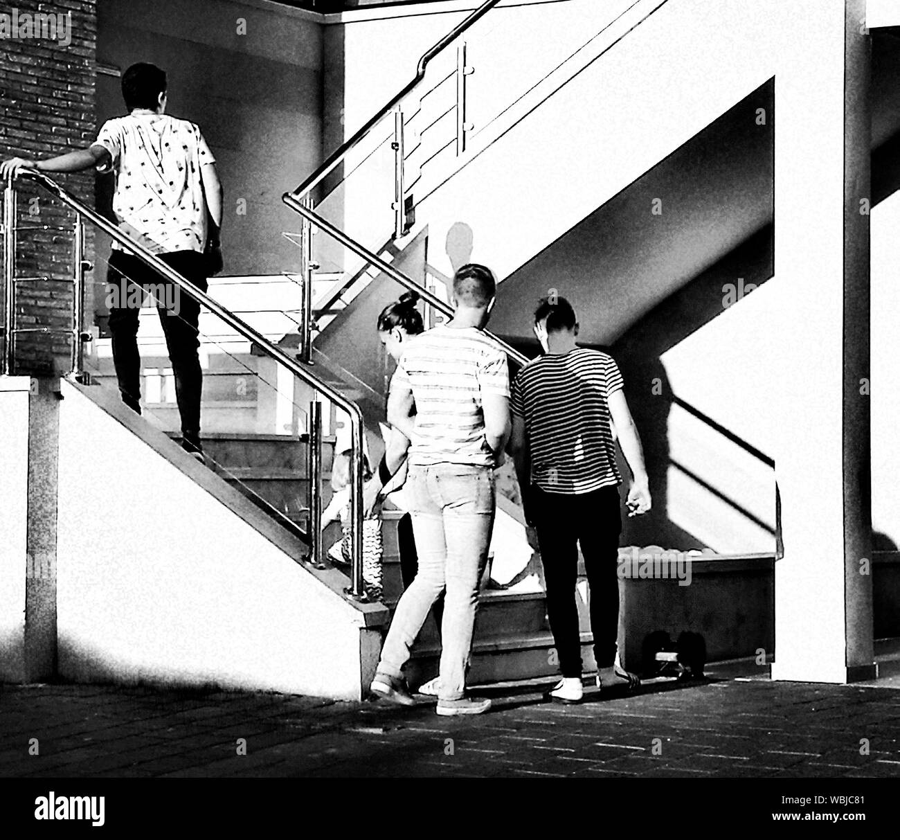 Moving staircase hi-res stock photography and images - Alamy