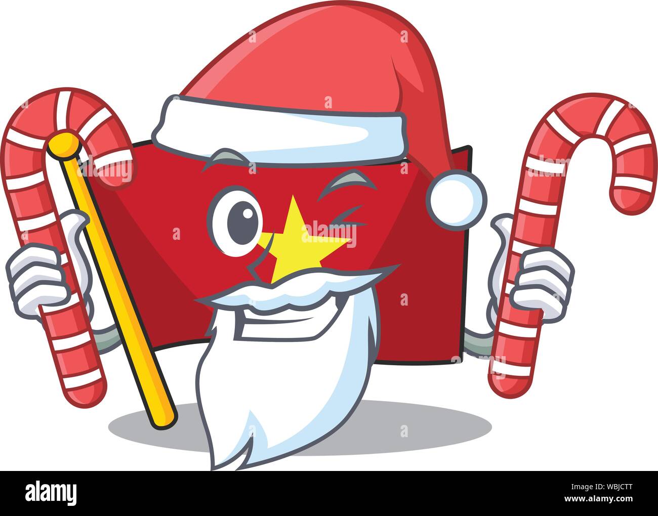 Vietnam wooden flag Stock Vector Images - Alamy