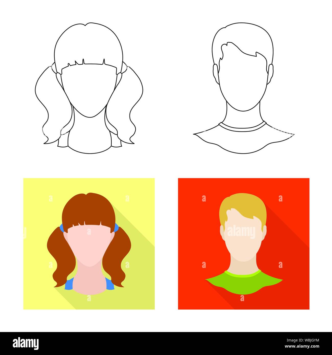 Isolated object of professional and photo logo. Set of professional and ...