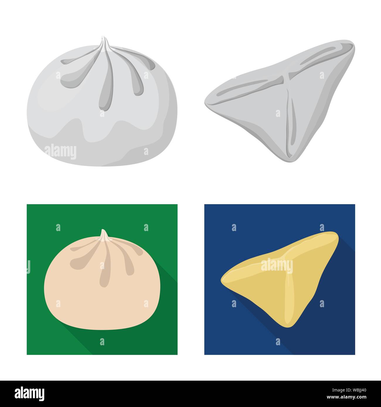 Vector design of products and cooking icon. Collection of products and ...