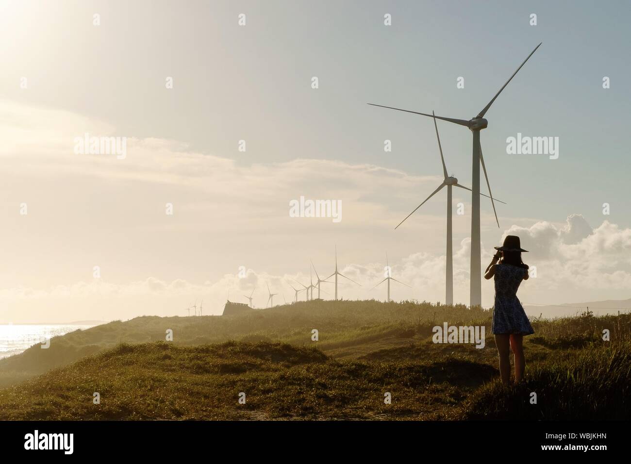 Standing into wind hi-res stock photography and images - Alamy