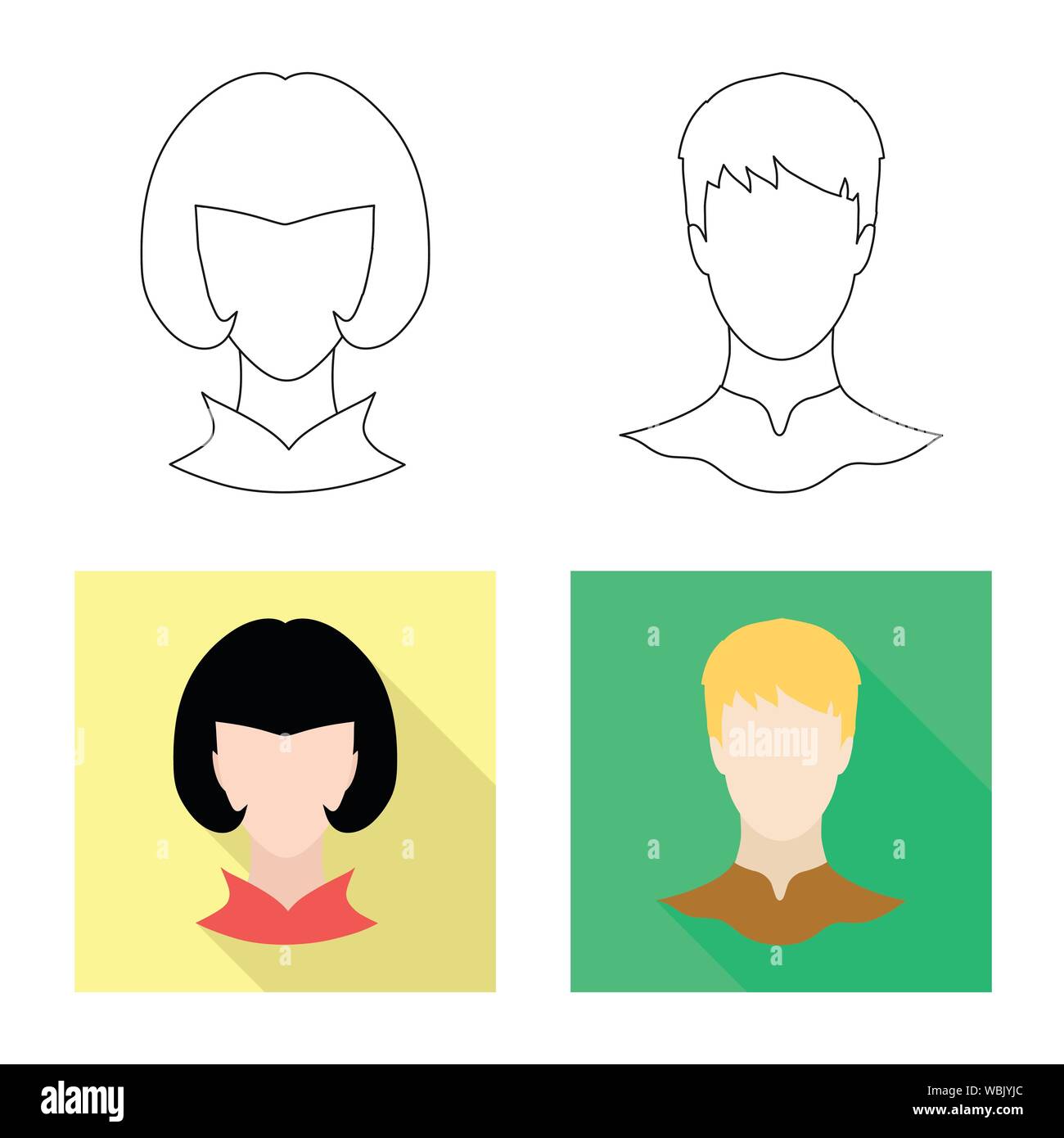 Vector illustration of professional and photo icon. Collection of ...