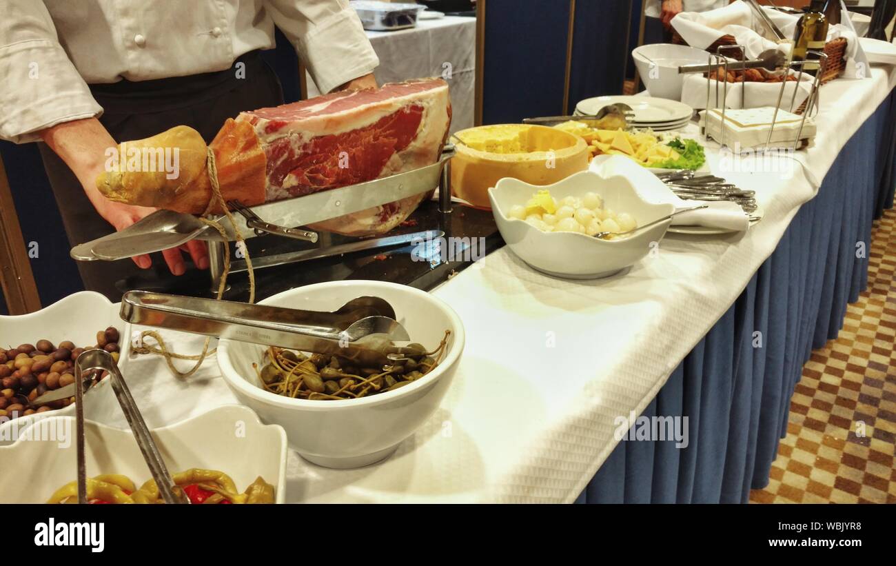 Man buffet hi-res stock photography and images - Alamy