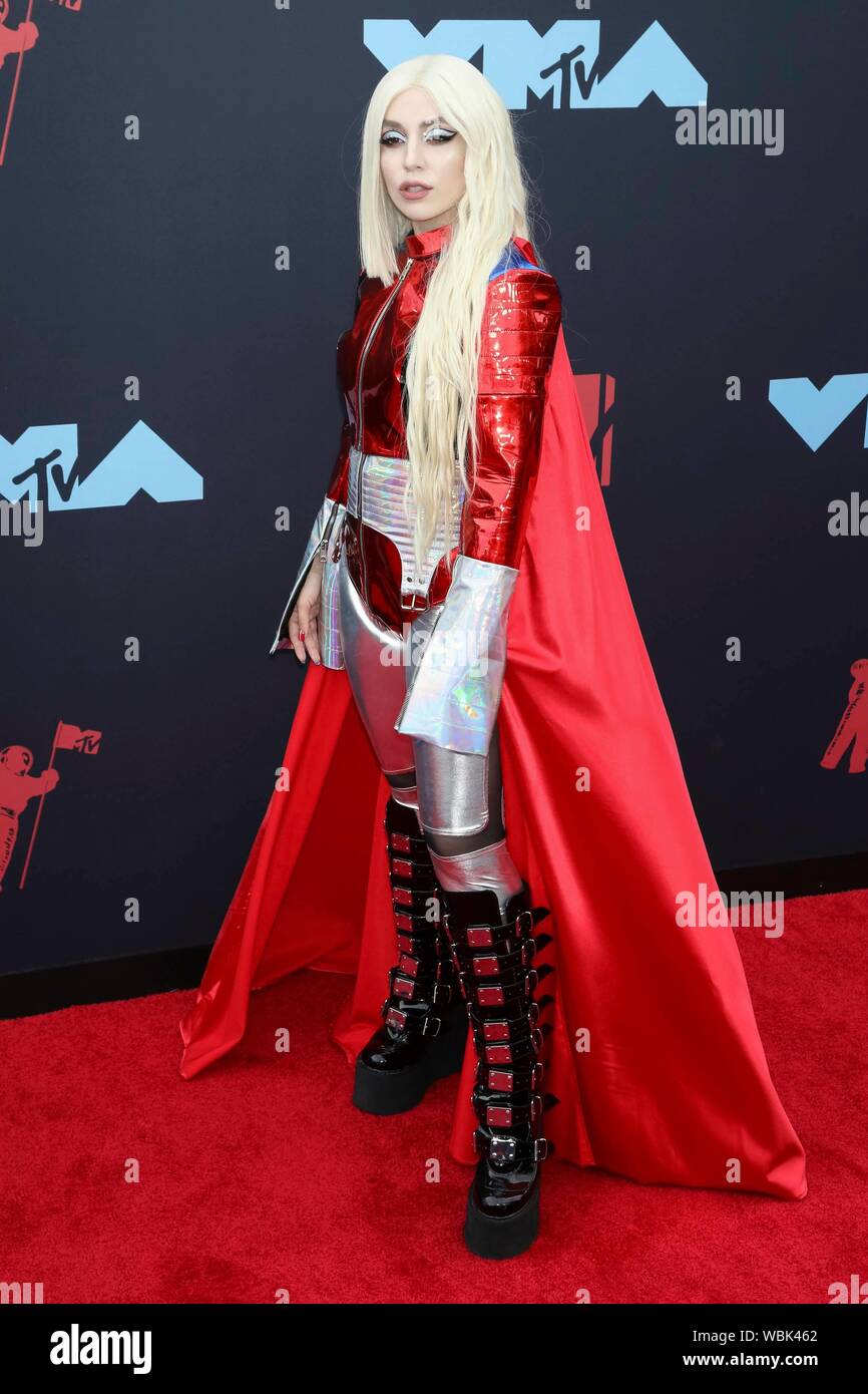 Ava Max attends the 2019 MTV Video Music Awards, VMAs, at Prudential ...