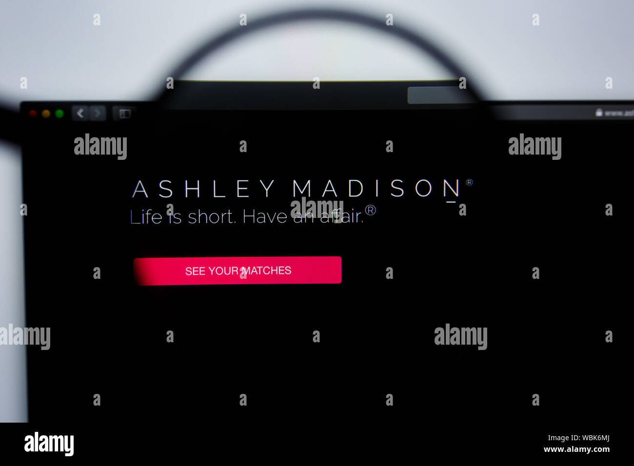 Ashley madison logo hi-res stock photography and images - Alamy