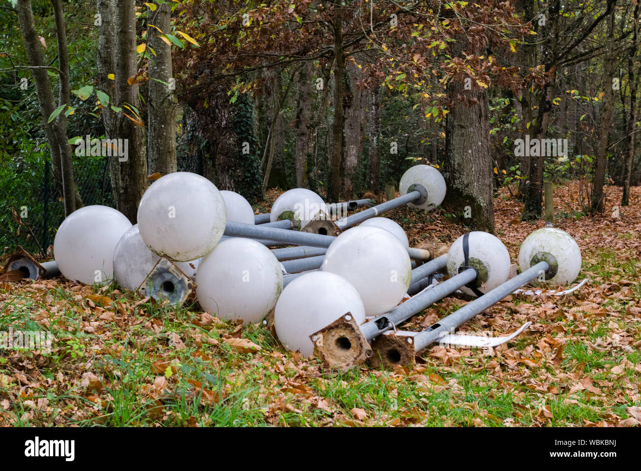 Street light post damaged hi-res stock photography and images - Alamy