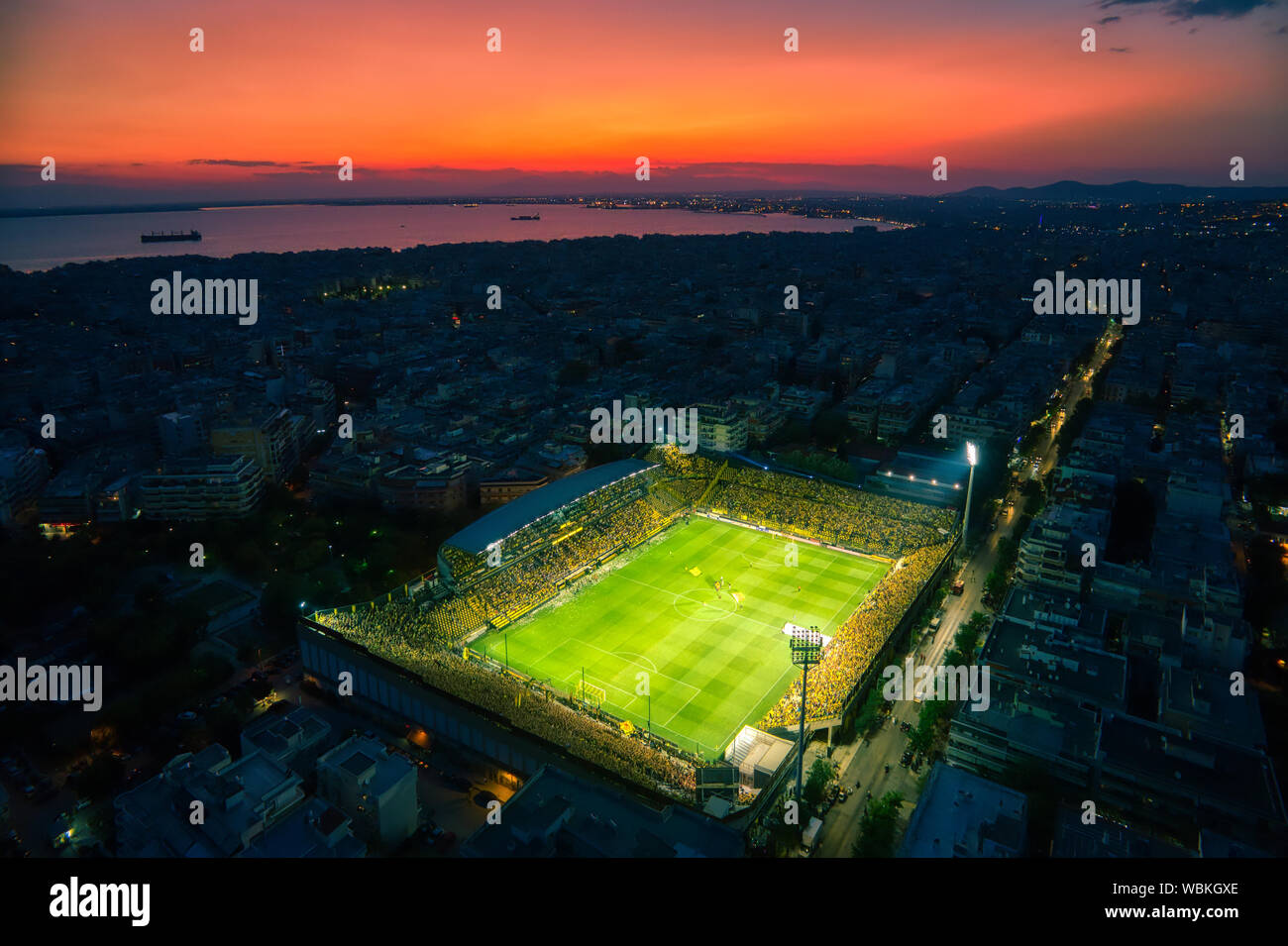 Aerial shot kleanthis vikelidis stadium hi-res stock photography and ...