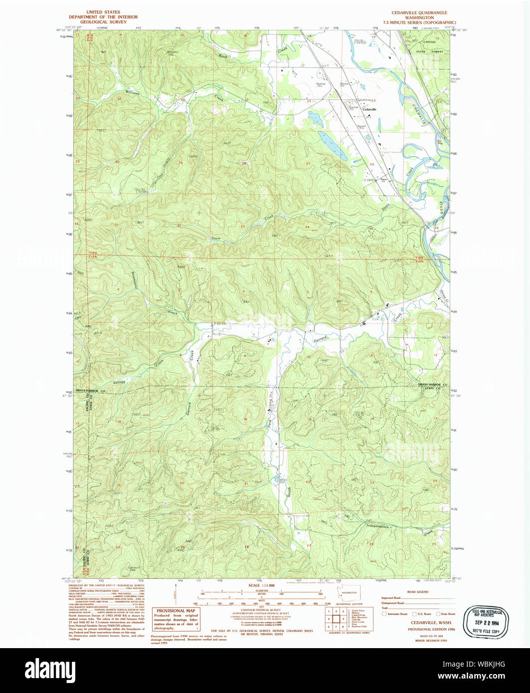 Map Of Cedarville High Resolution Stock Photography and Images - Alamy