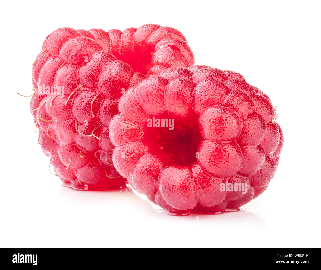 Raspberry isolated on white background Stock Photo - Alamy