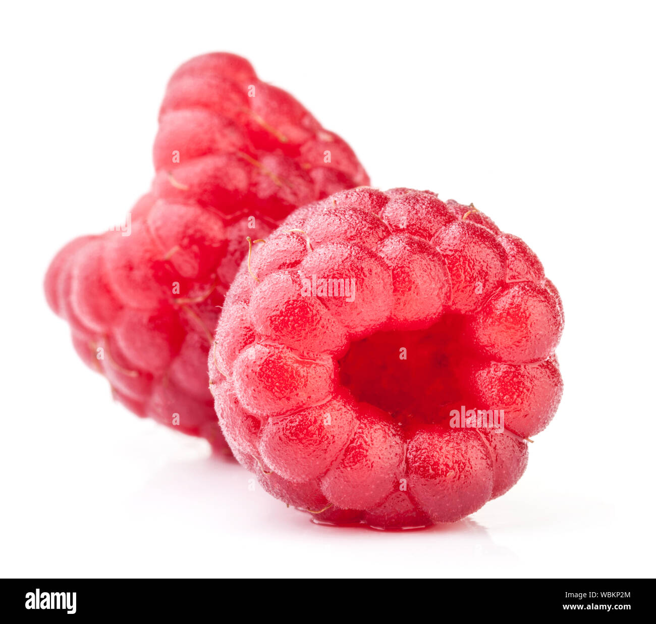 Raspberry isolated on white background Stock Photo - Alamy
