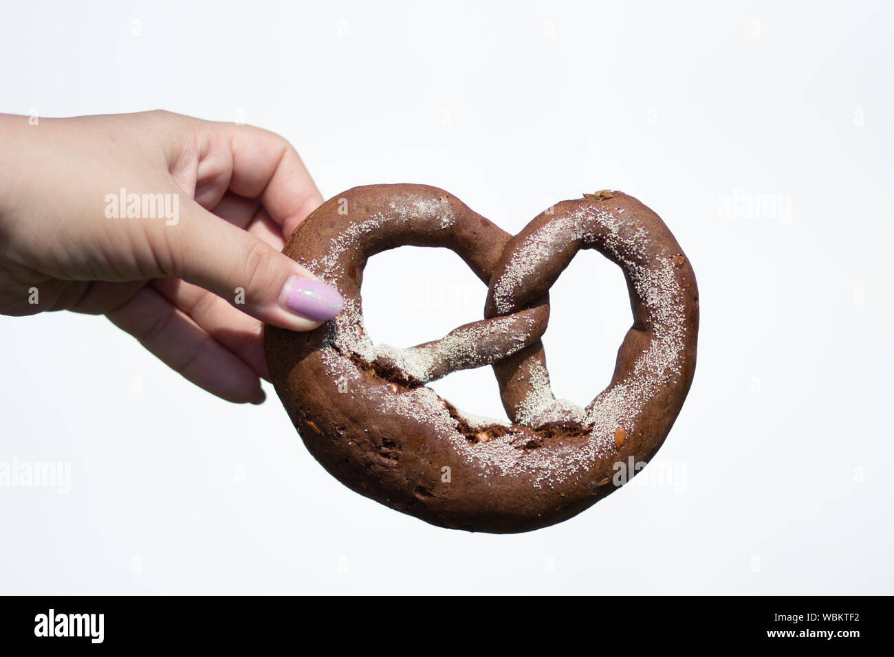 Russian krendel made from linen flour made in Tatarstan Sviyazhsk ...