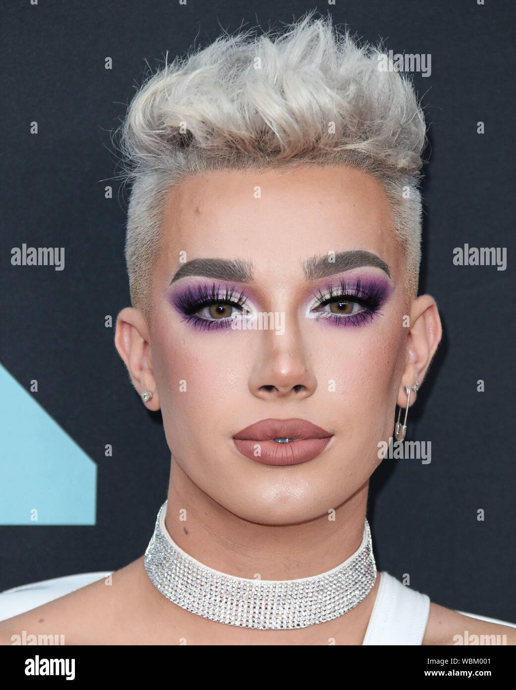 James charles attending mtv video music 2019 held prudential center hi ...