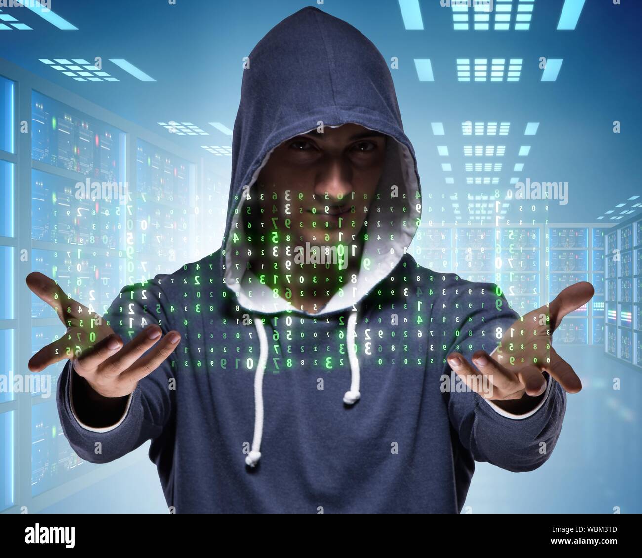 The hacker hacking corporate computer system Stock Photo - Alamy
