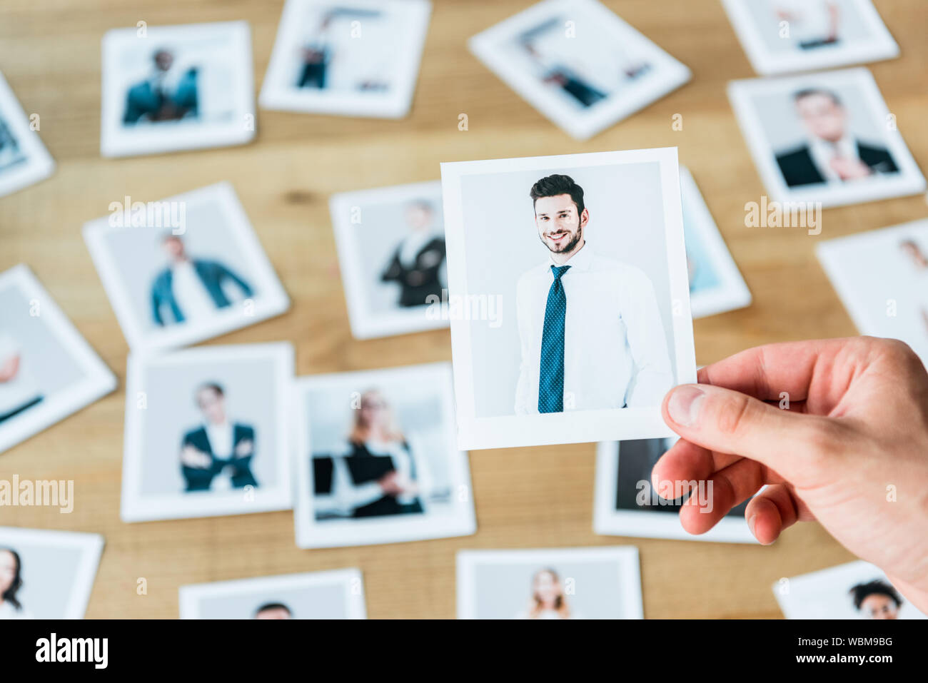 Selective focus recruiter in hi-res stock photography and images - Alamy