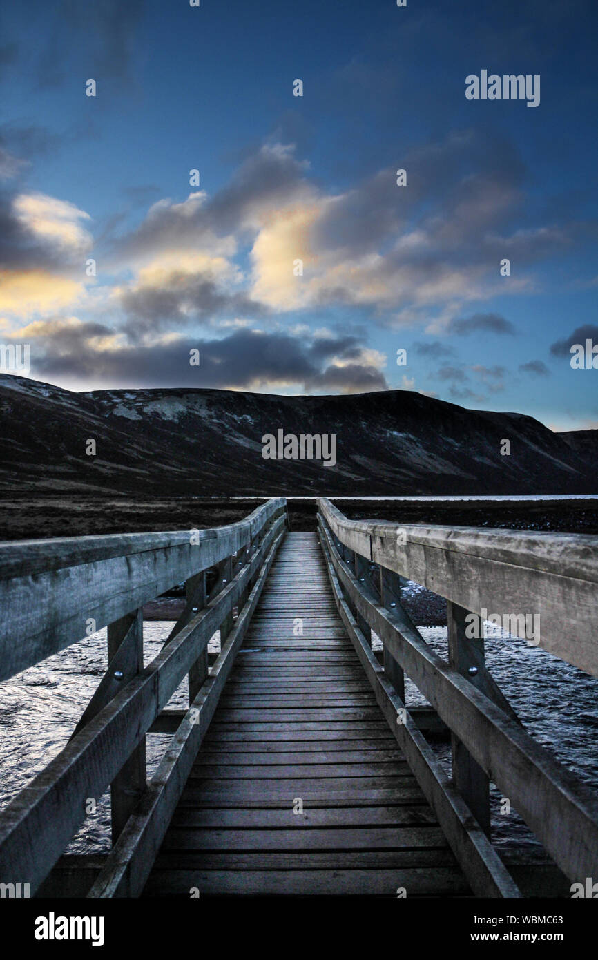 Loch Muick Bridge Stock Photo - Alamy