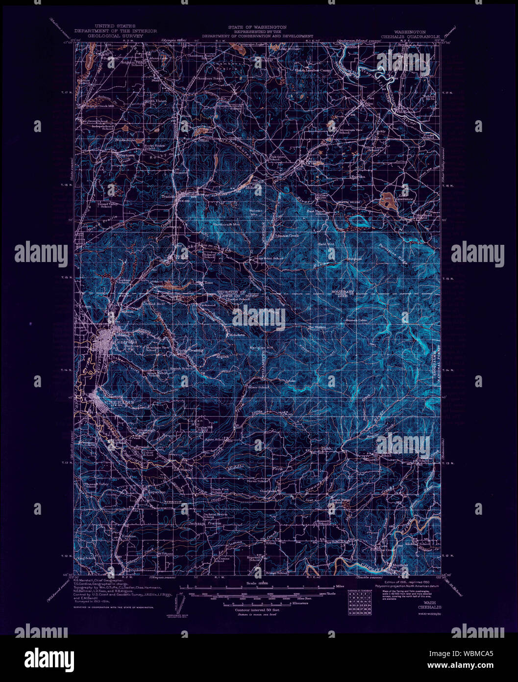 Map Of Chehalis High Resolution Stock Photography and Images - Alamy