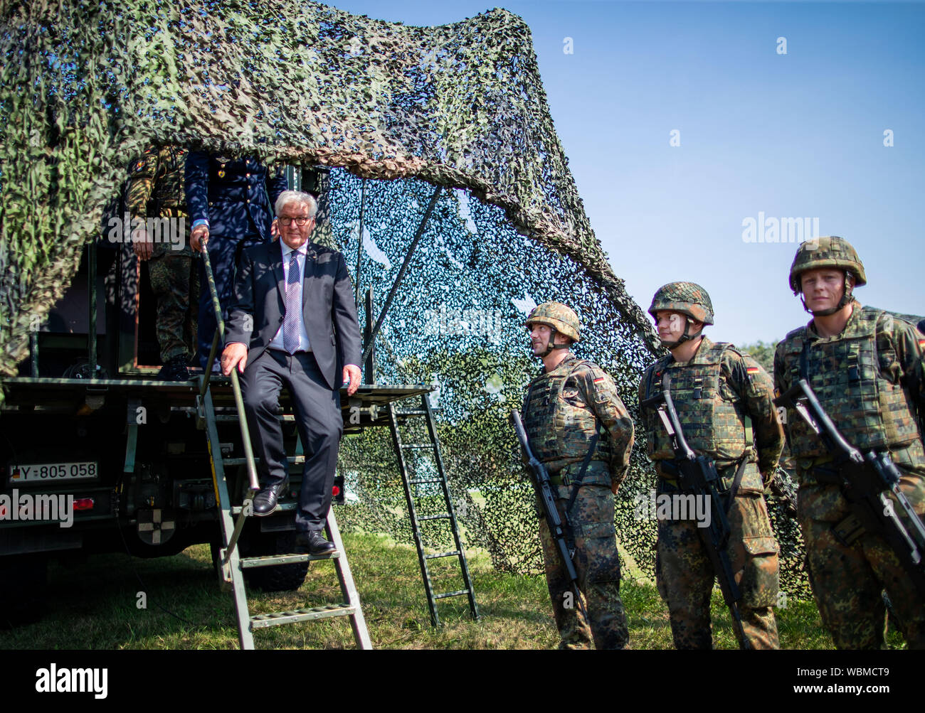 Cammin, Germany. 27th Aug, 2019. Federal President Frank-Walter ...