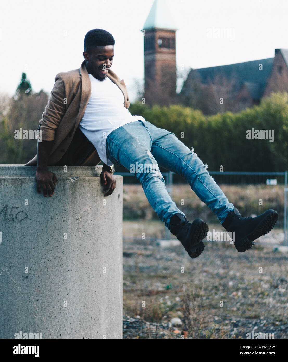 Jumping From The Wall High Resolution Stock Photography and Images - Alamy