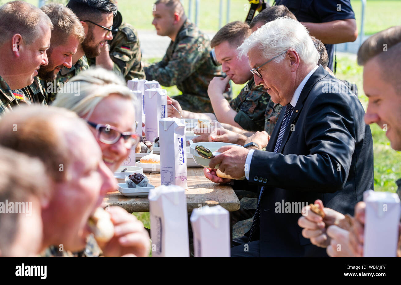 Cammin, Germany. 27th Aug, 2019. Federal President Frank-Walter ...