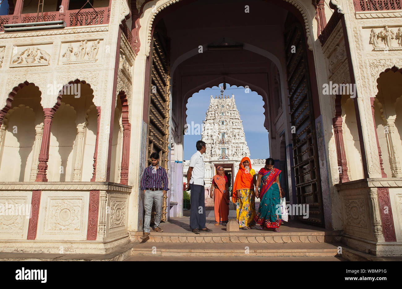 India, Rajasthan, Pushkar, The Brahma Temple in Pushkar Stock Photo - Alamy