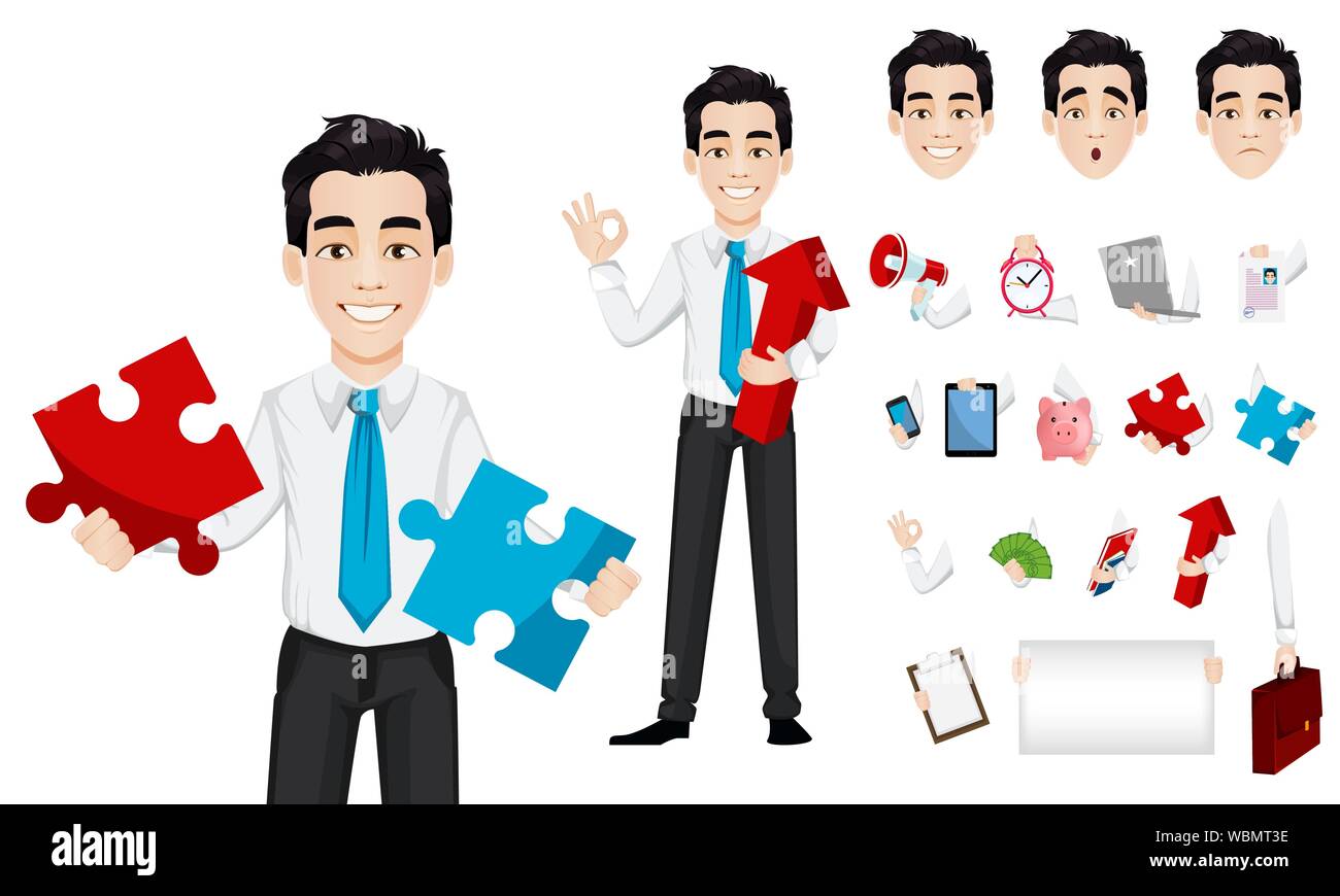 Kit of parts person Stock Vector Images - Alamy