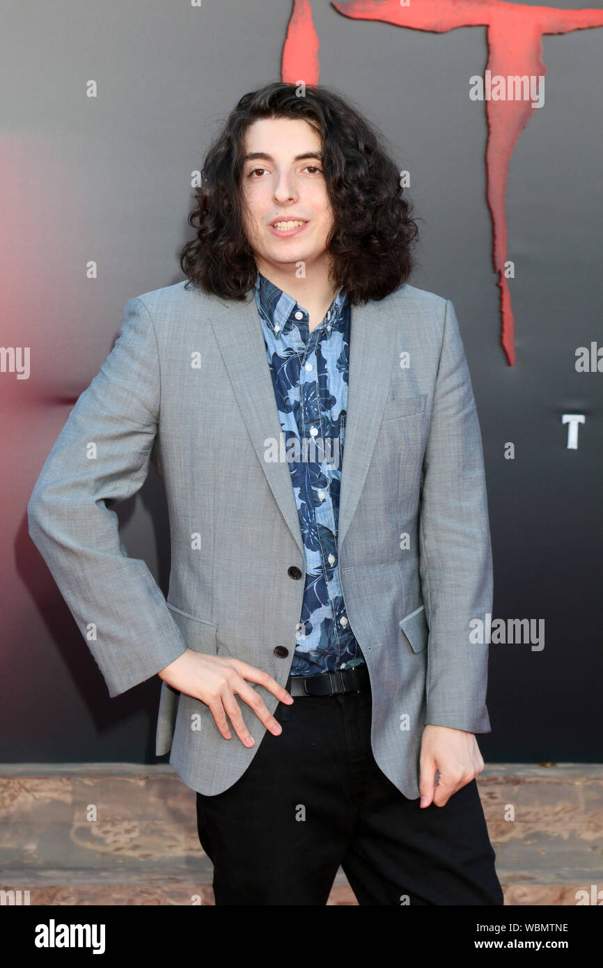 August 26, 2019, Westwood, CA, USA: LOS ANGELES - AUG 26: Nick Wolfhard ...