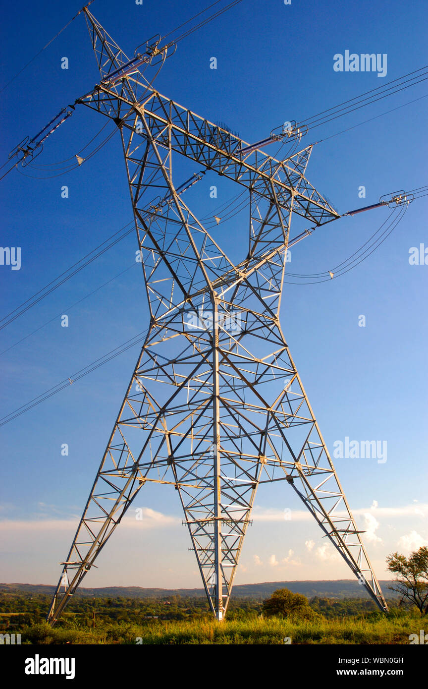 An electricity Pylon Stock Photo - Alamy