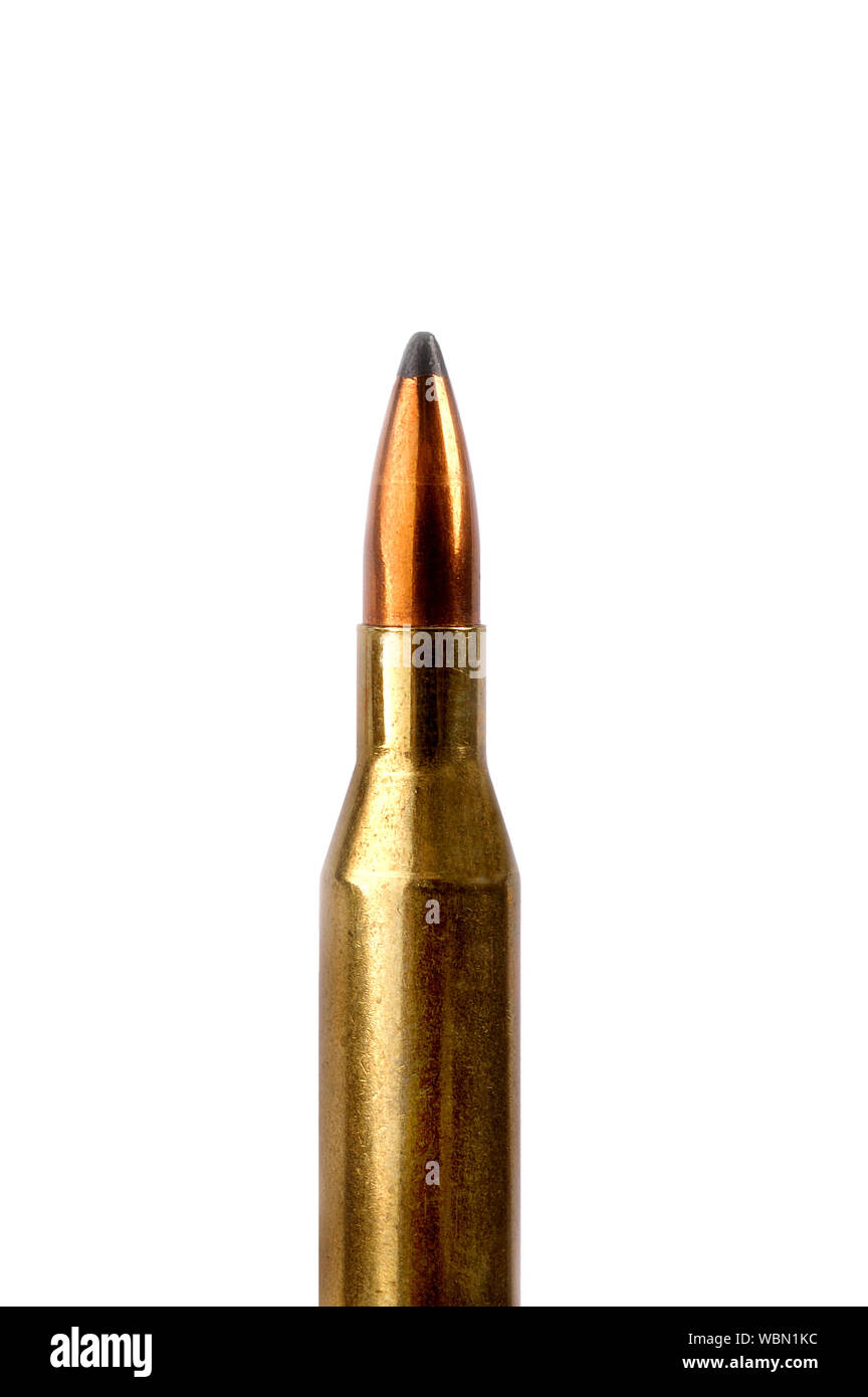 Single bullet isolated Stock Photo - Alamy